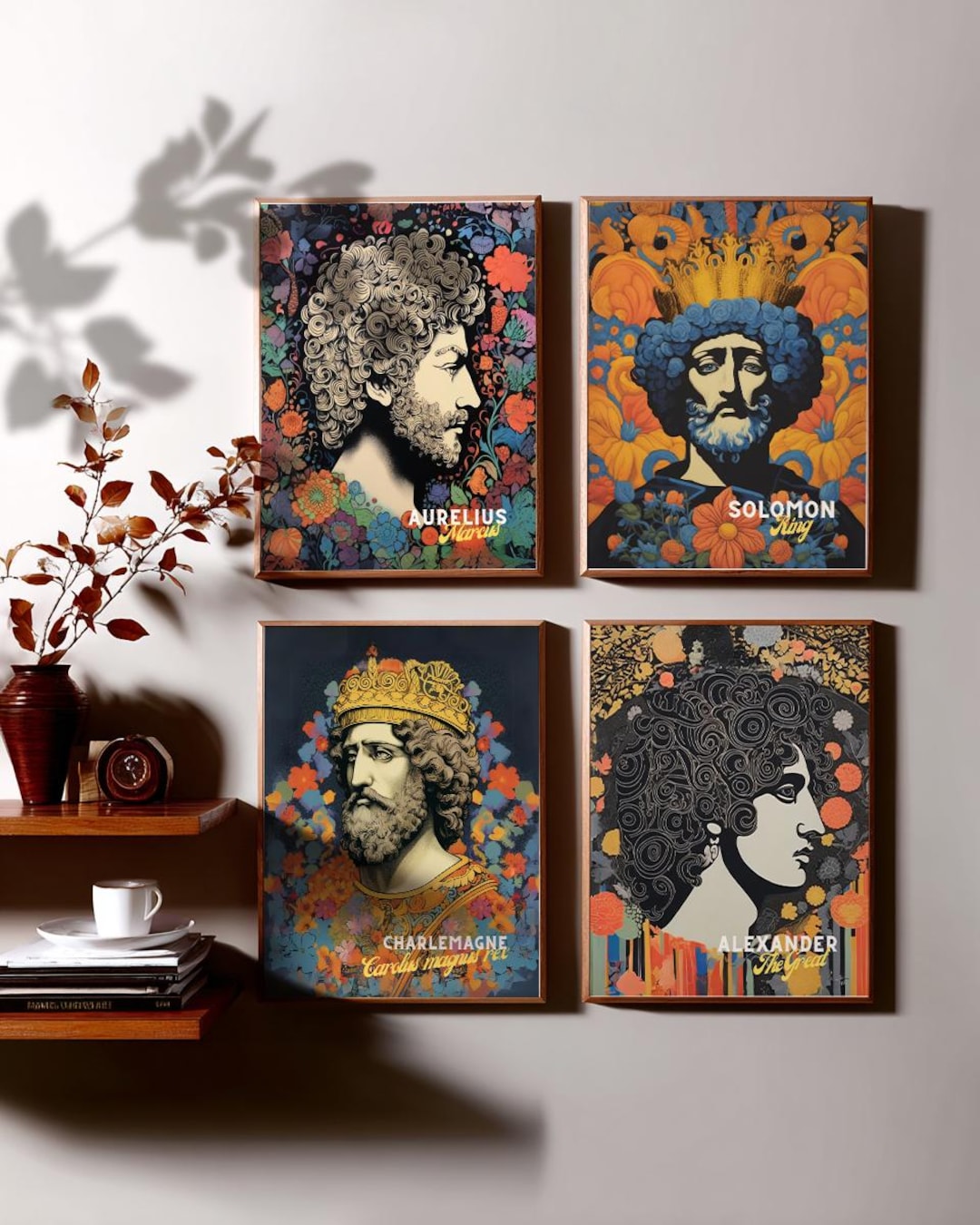 Legendary Kings & Emperors Poster Set – 6 Digital Prints | Historical ...