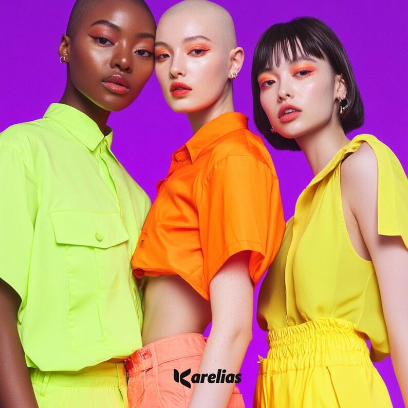 High Fashion Photoshoot Posters: Eclectic Gallery Wall Art (digital ...