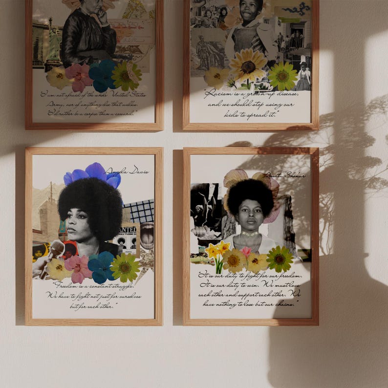 Black Women Authors Quote Poster Set – 23 Piece Digital Wall Art ...