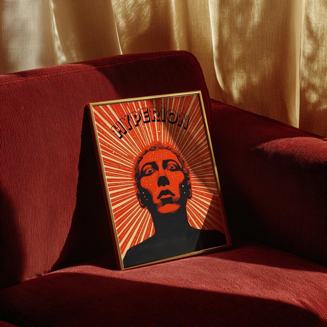 Hyperion God of Light Poster: Ancient Greek Mythology Wall Art (digital ...