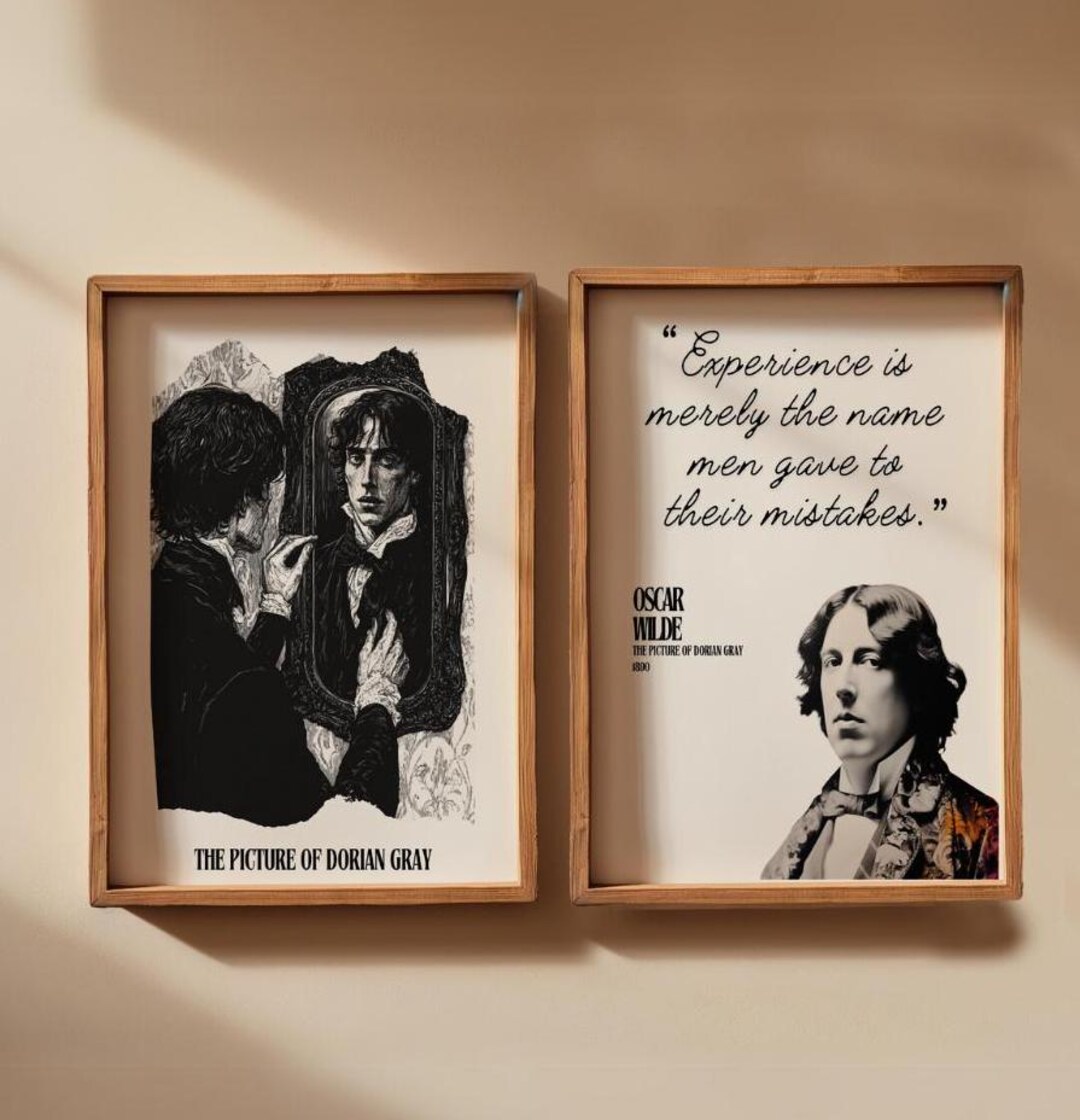 The Picture of Dorian Gray Printable Book Cover, Oscar Wilde Quote ...