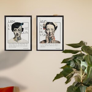 Famous Female Authors Poster Collage of 10, Feminist Quote Printable ...