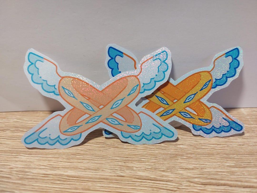 HOLOGRAPHIC OPHANIM STICKER - Etsy