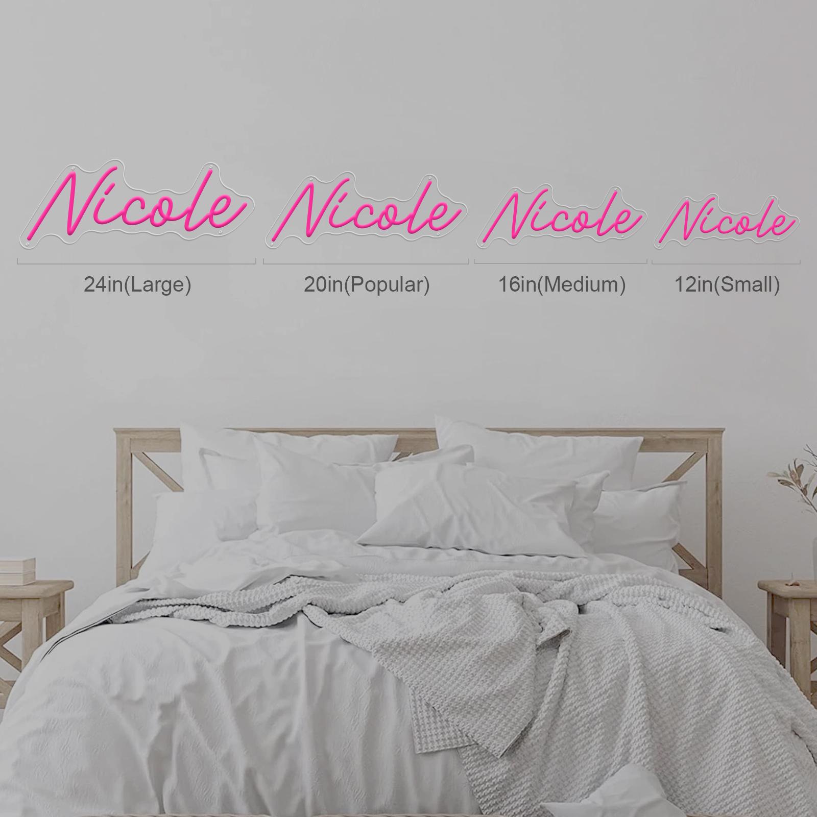 Custom Dorm Name Neon Sign,neon Sign Bedroom,led Name Sign,personalized ...