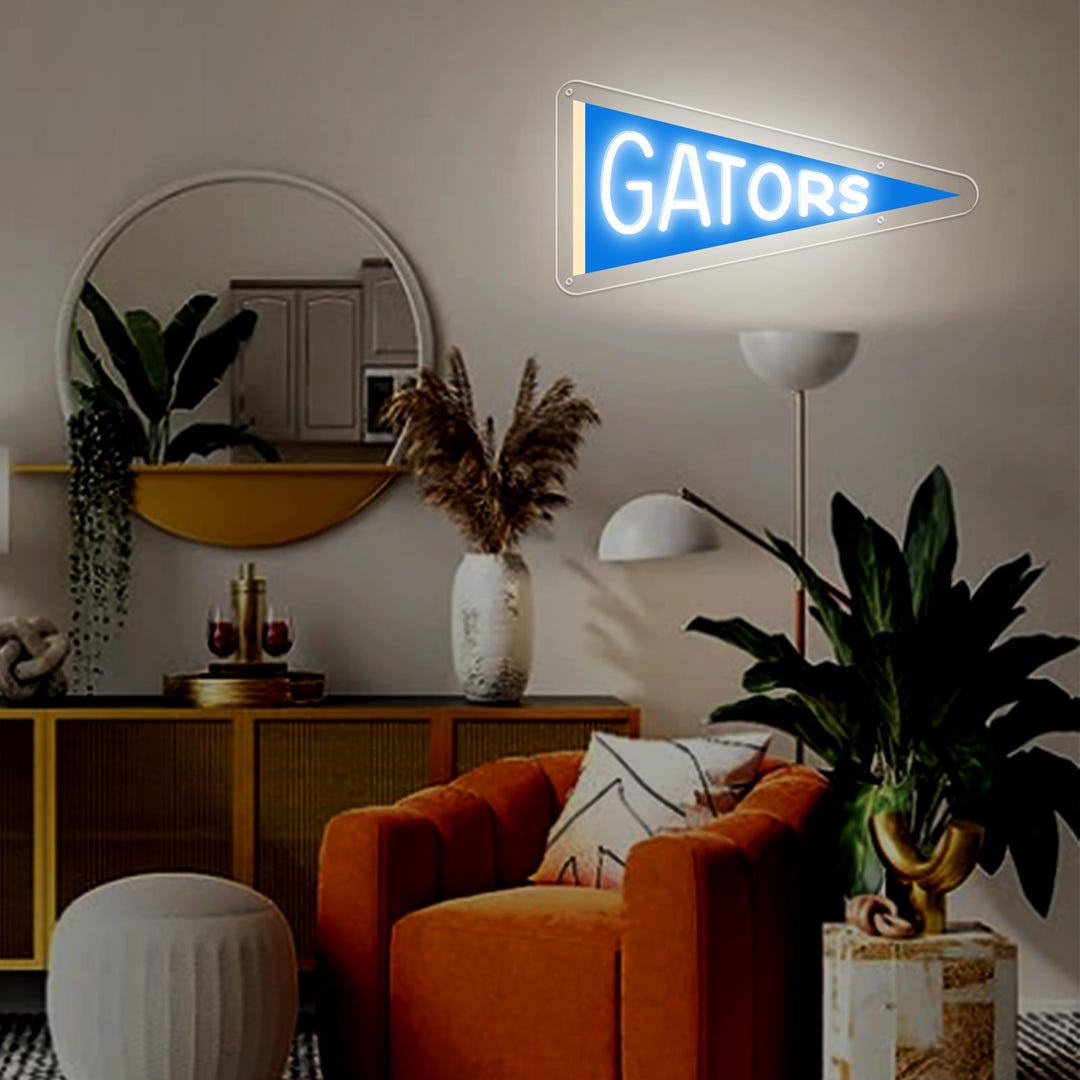 Personalized Team Name Sign, School Mascot Light Sign, School Spirit ...