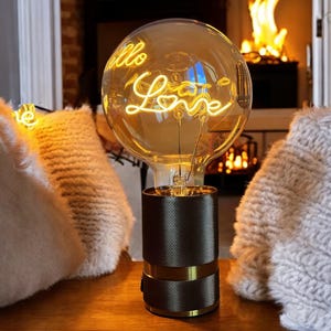 G125 LED Letter Bulb – 220V 4W Dimmable Warm Light, E27 Base, 2200K ...