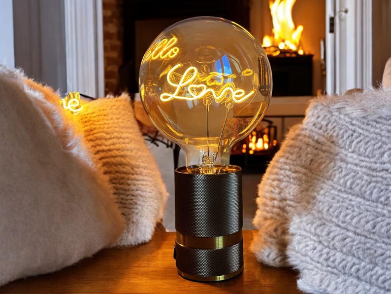 G125 LED Letter Bulb – 220V 4W Dimmable Warm Light, E27 Base, 2200K ...