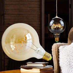 G125 LED Letter Bulb – 220V 4W Dimmable Warm Light, E27 Base, 2200K ...