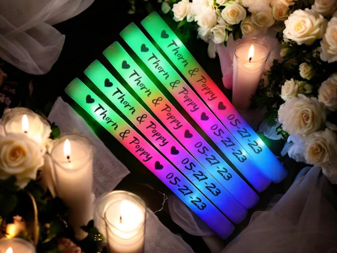 LED Glow Foam Sticks – Custom Light-up Party Batons for Events ...