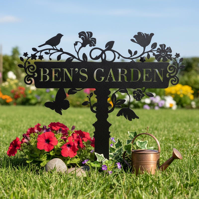 Custom Flower Stand Sign - Etsy