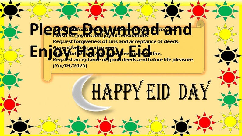 Happy Eid Day - Etsy