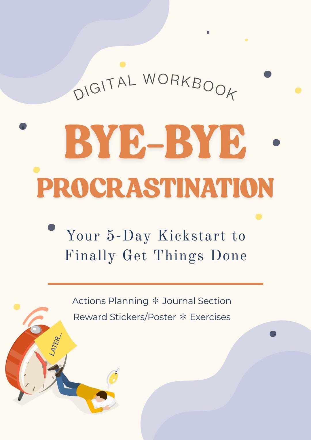How to Beat Procrastination | Digital Self-help Workbook - Etsy