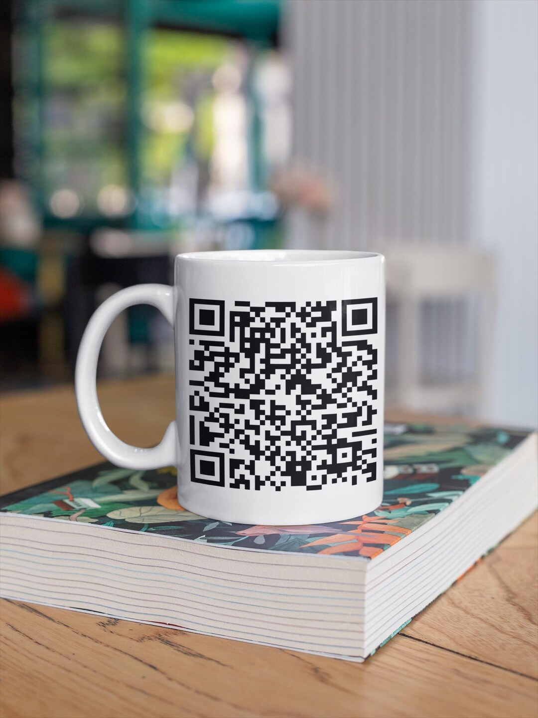 Funny QR Code Mug With Person Picture I Love You Dad Graphic Giftful ...