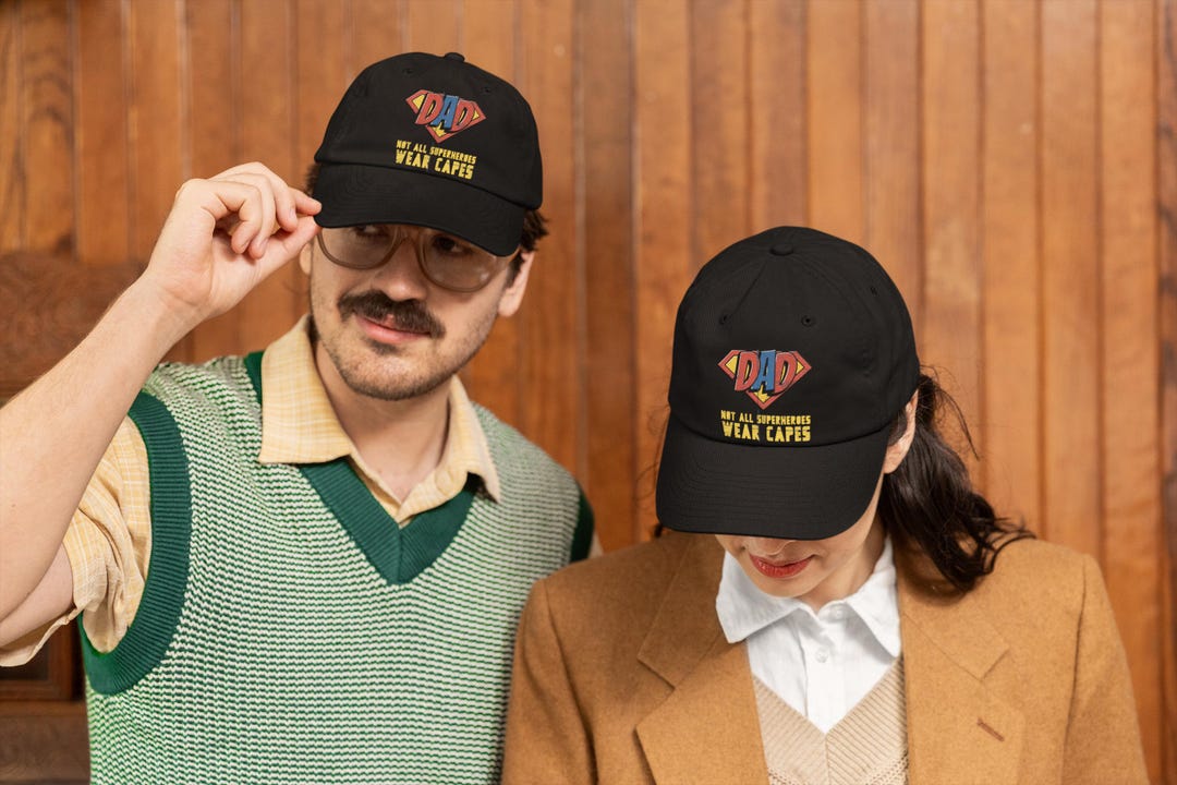 Super Dad Hat Not All Superheroes Wear Capes, Personalized Father's Day ...