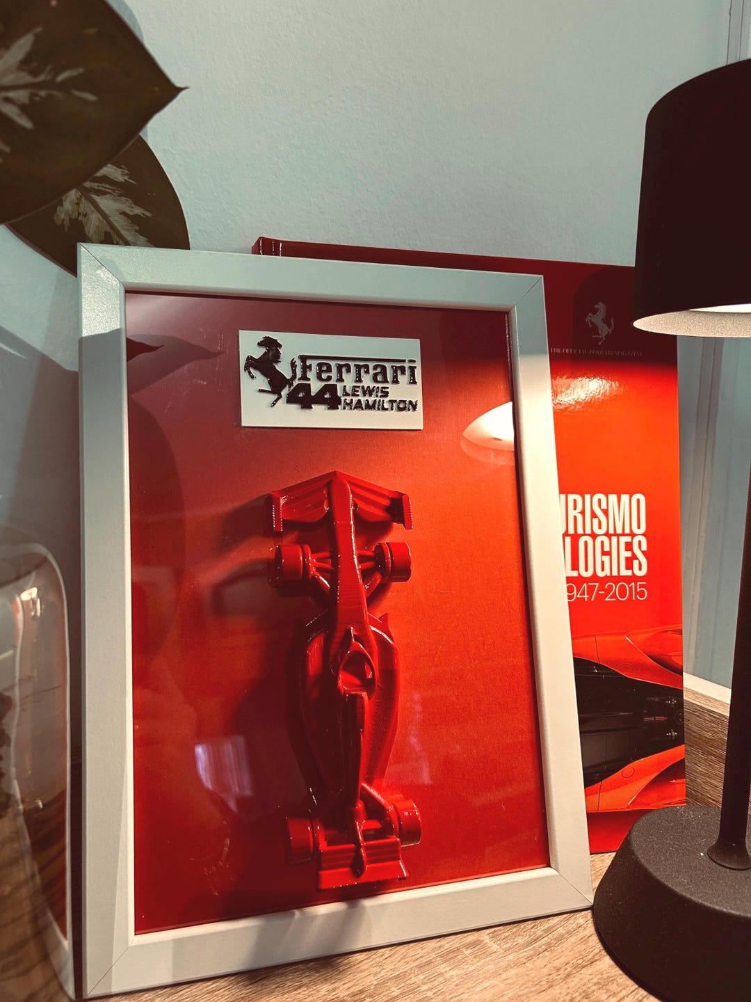 Ferrari 44 - Lewis Hamilton” | Collectible 3D Painting - Etsy