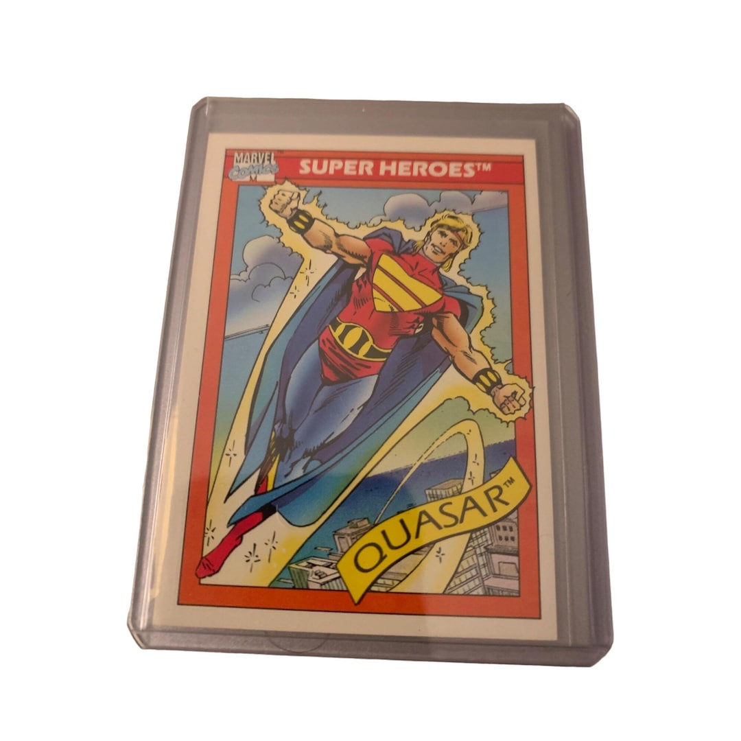 1990 Impel Marvel Universe QUASAR #15 Trading Card Wendell Vaughn ...
