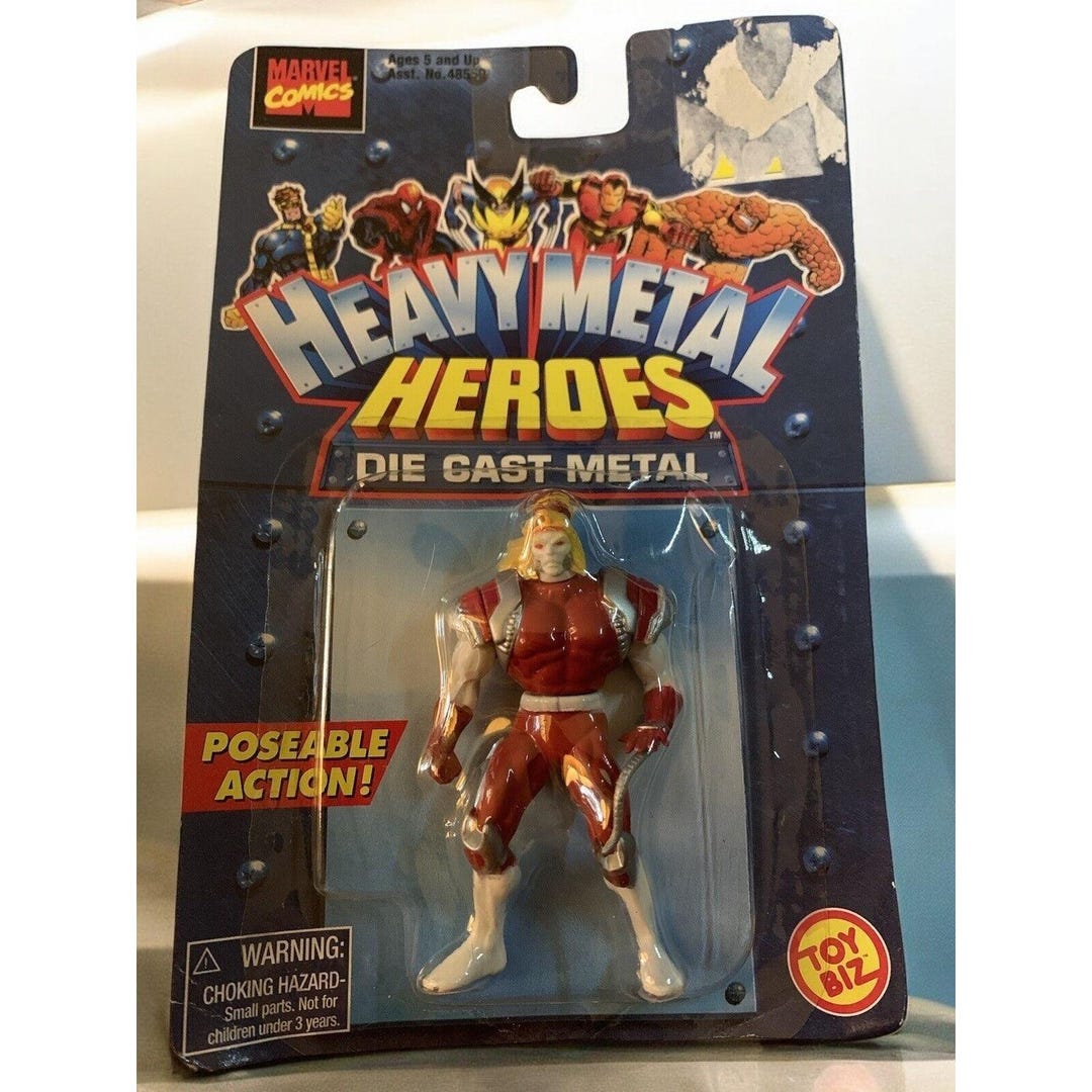 1998 Marvel Heavy Metal Heroes Die-cast Action Figure (MOC) - Etsy