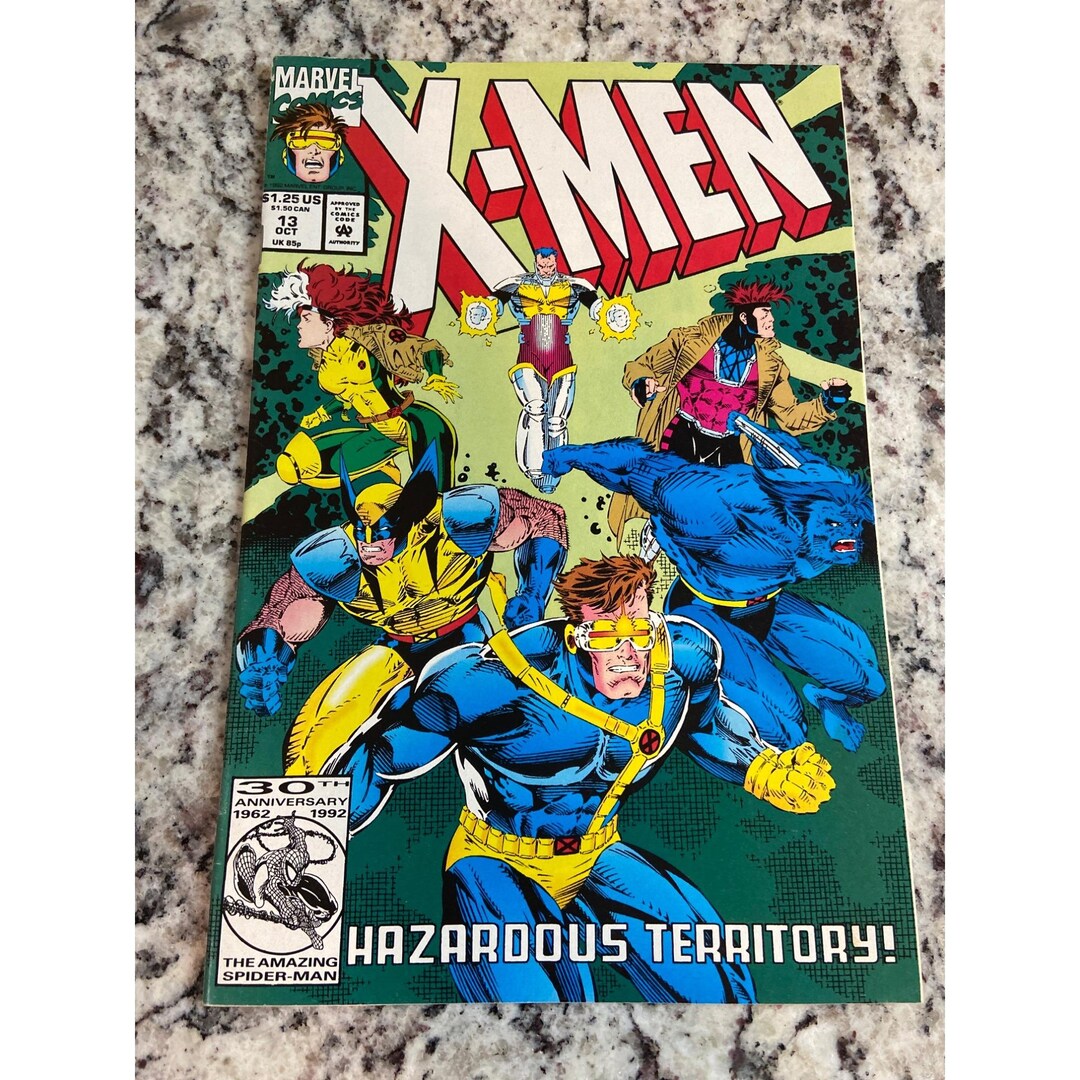 X-men #13 1992 Marvel Vol 2 Cyclops Rogue Gambit Wolverine 30th Ann VF ...