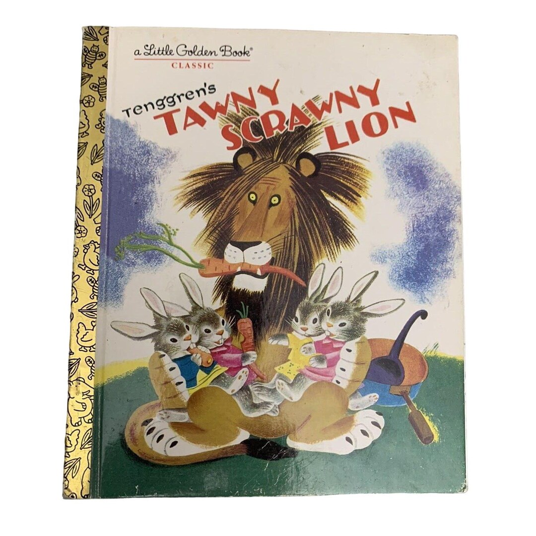 Tawny Scrawny Lion Little Golden Book Classic Tenggren Illustrated ...