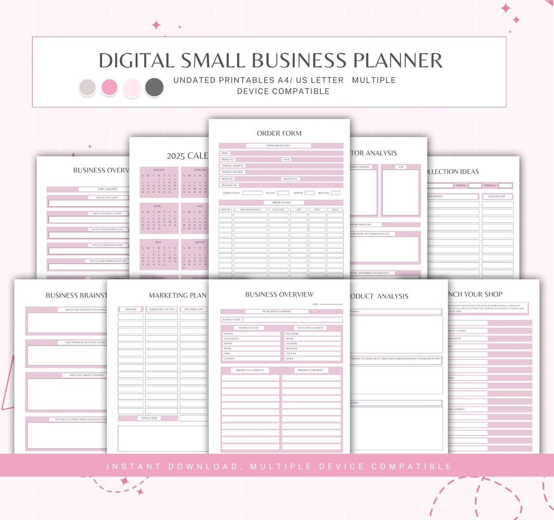 2025 Small Business Planner, Entrepreneur Organizer, Financial ...
