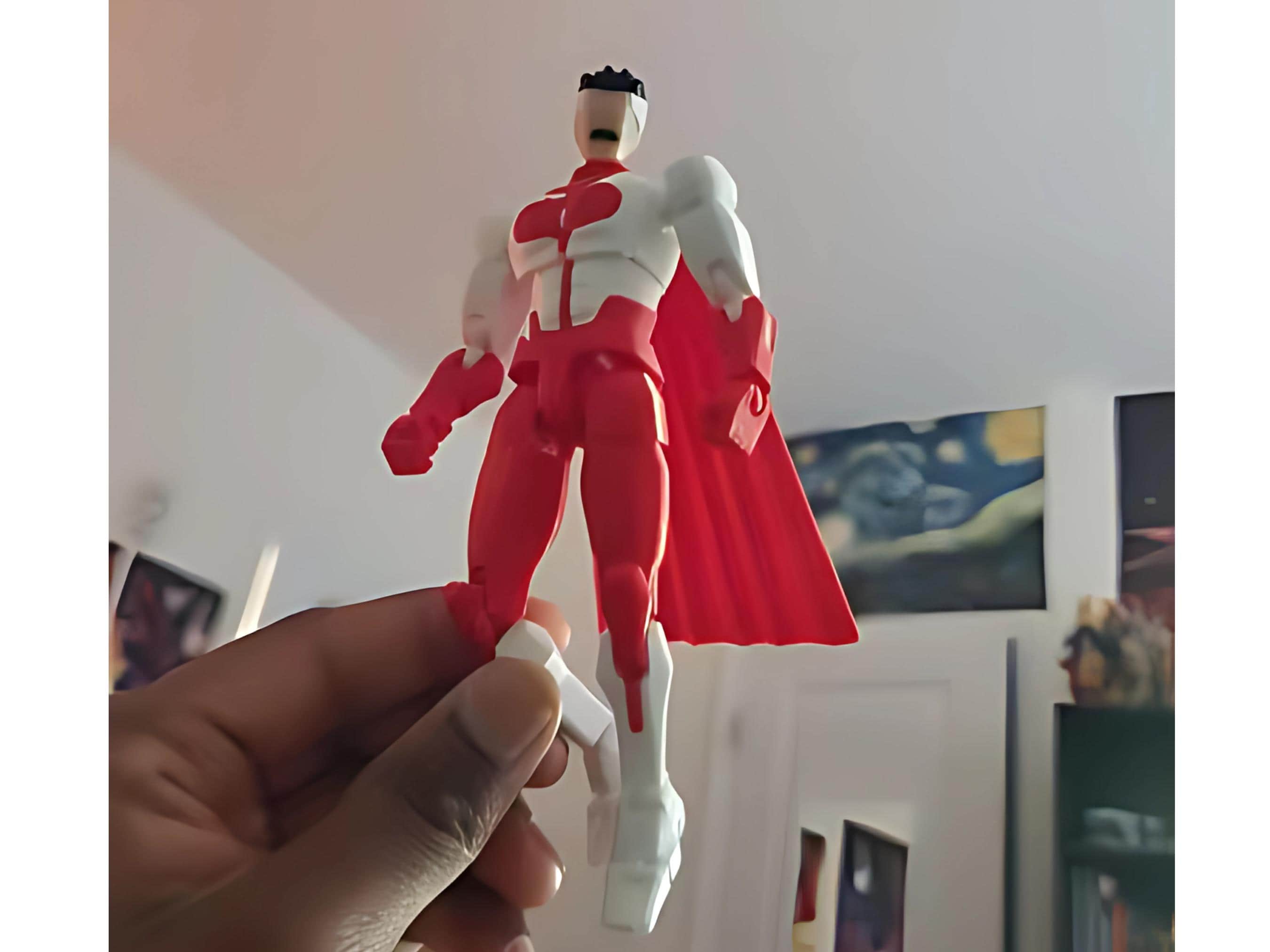 Invincible & Omni-man Inspired Action Figure – Poseable Jointed ...