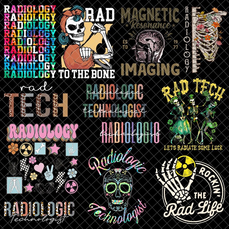 Rad Tech Png Bundle, Radiologic Technologist Png, Radiology Png, Rad ...