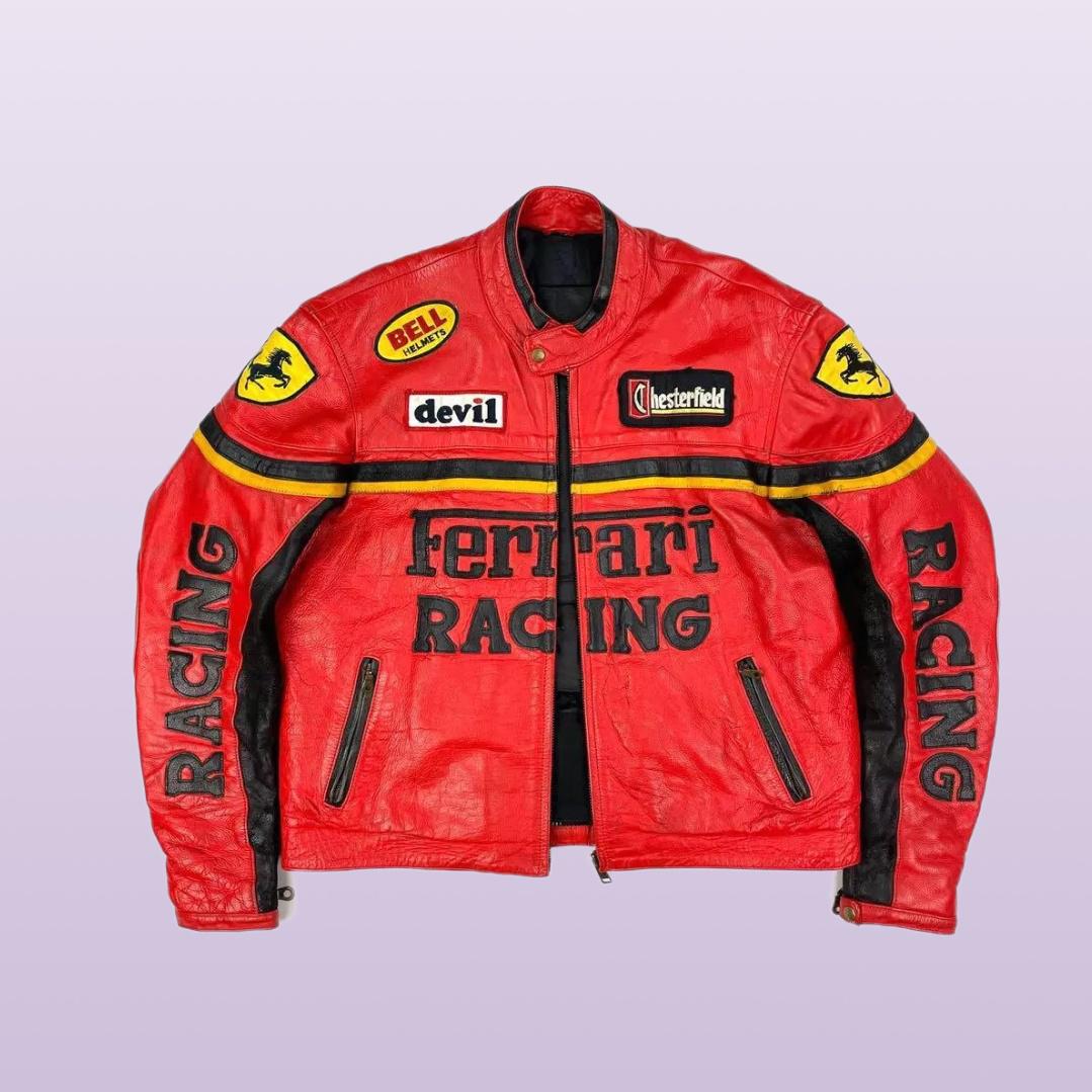 Ferrari Racing Jacket - Etsy Ferrari Racing Jacket - Etsy