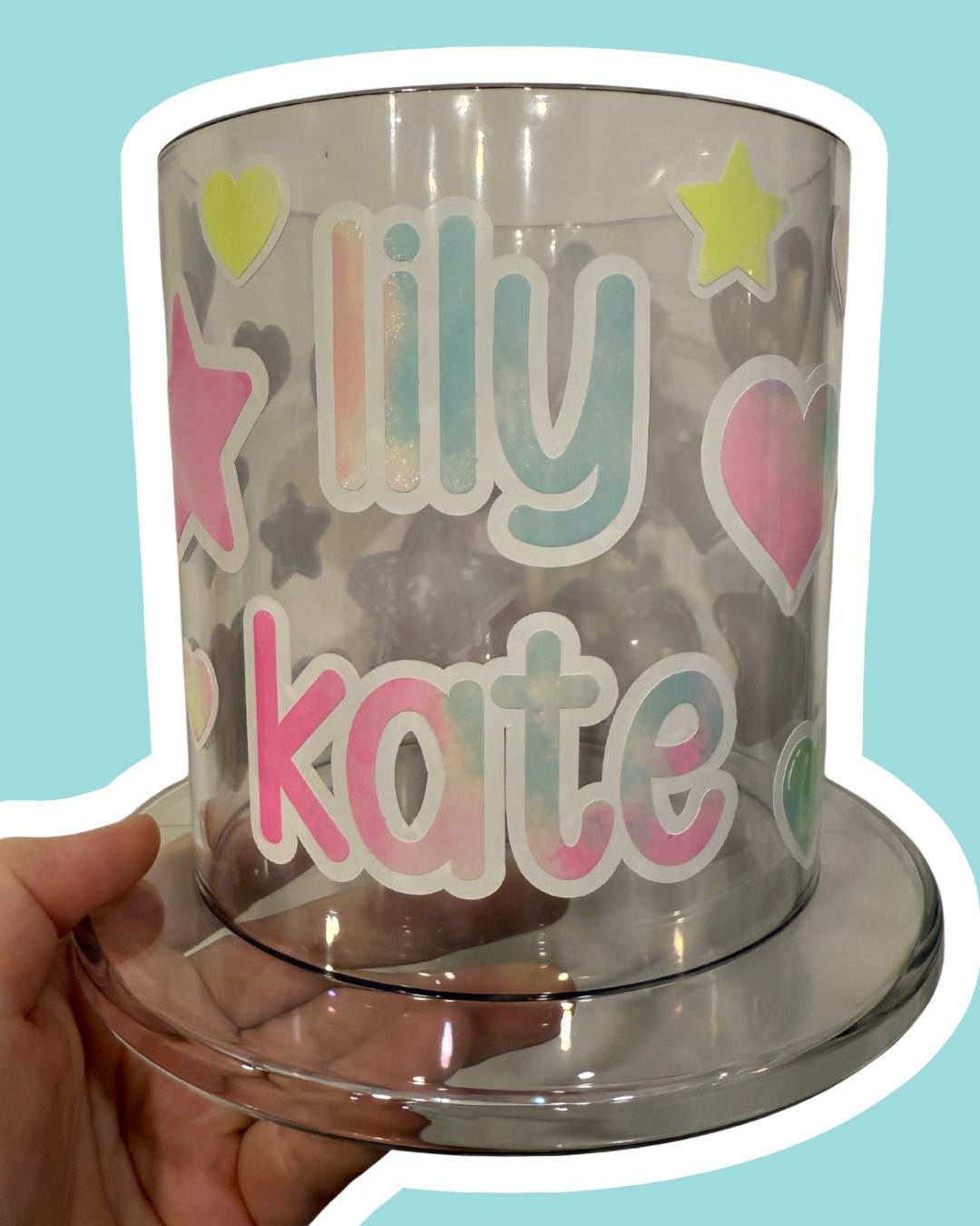 Personalized Acrylic Headband and Hair Accessories Organizer - Etsy