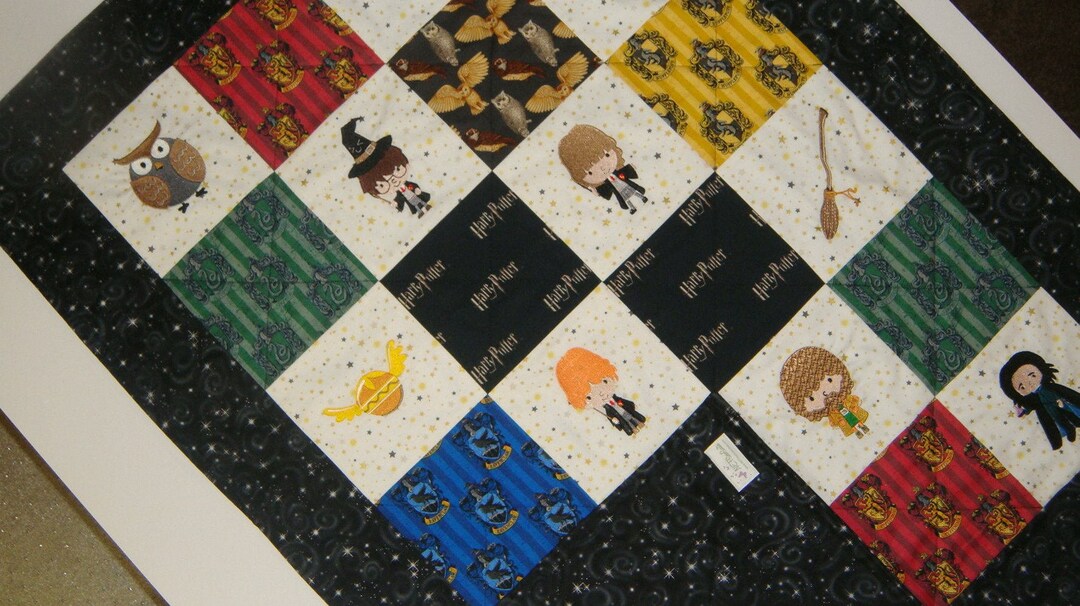 Wizard Boy Baby/toddler Quilt - Made to Order - Choose Fabrics ...