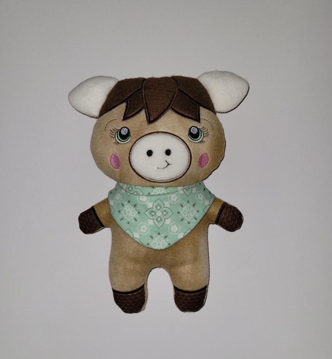 Pony Stuffie - Pony Plush - Soft Toy - Cute Cuddly Chibi Horse - Ready ...