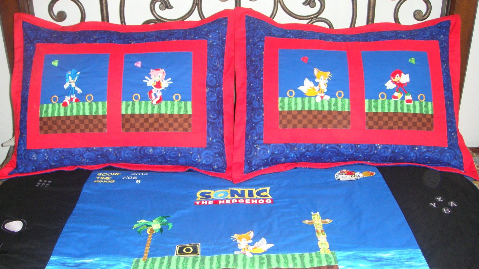Sonic the Hedgehog Window Valance Curtains - Choose the Fabrics ...