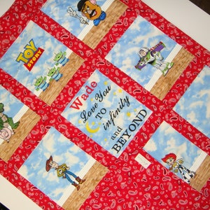 Toy Story Baby Quilt / Blanket - Custom Made - Personalized With Name ...