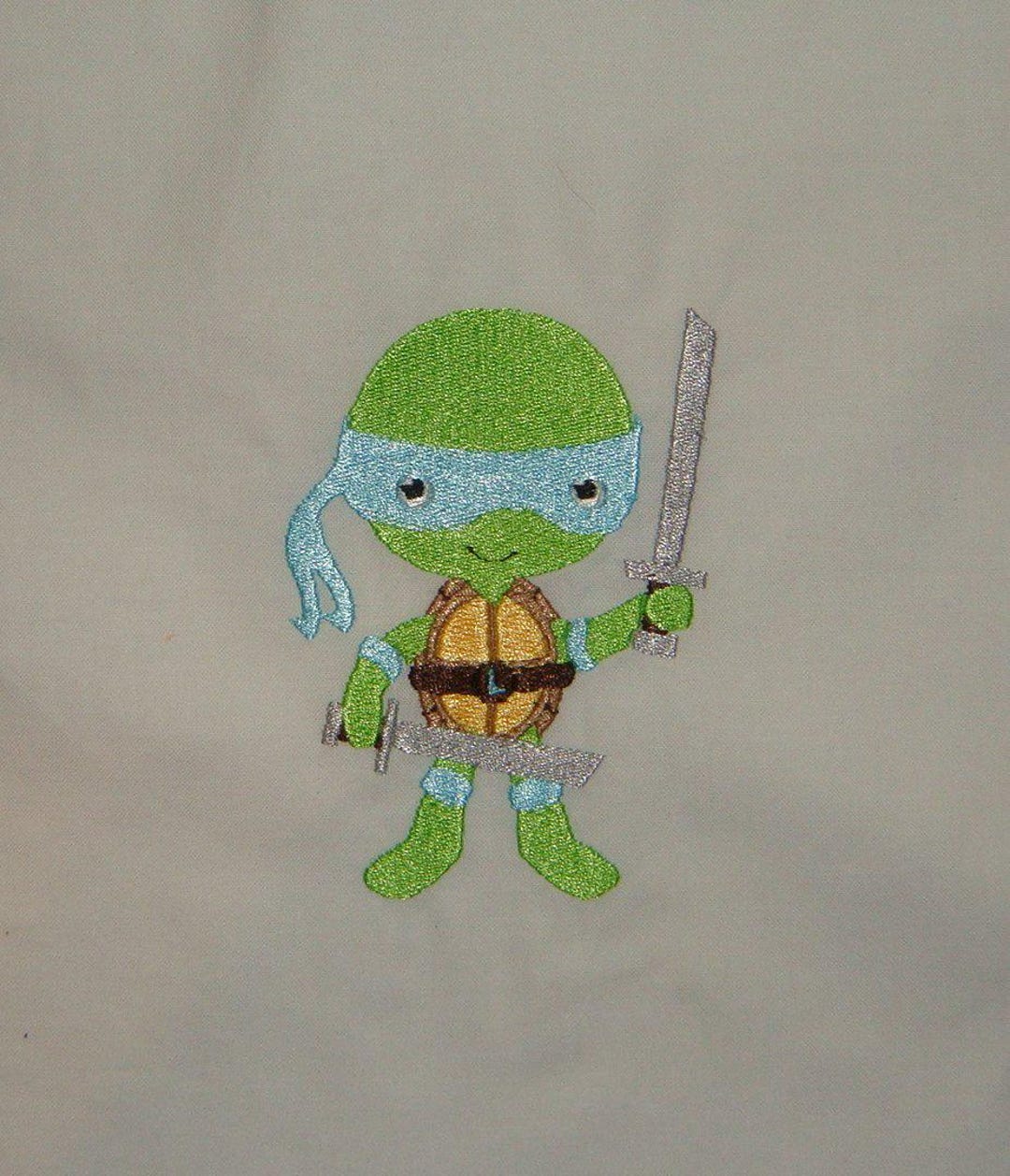 Ninja Turtle Embroidered Image - Quilt Blocks - I Spy Blocks - DIY ...