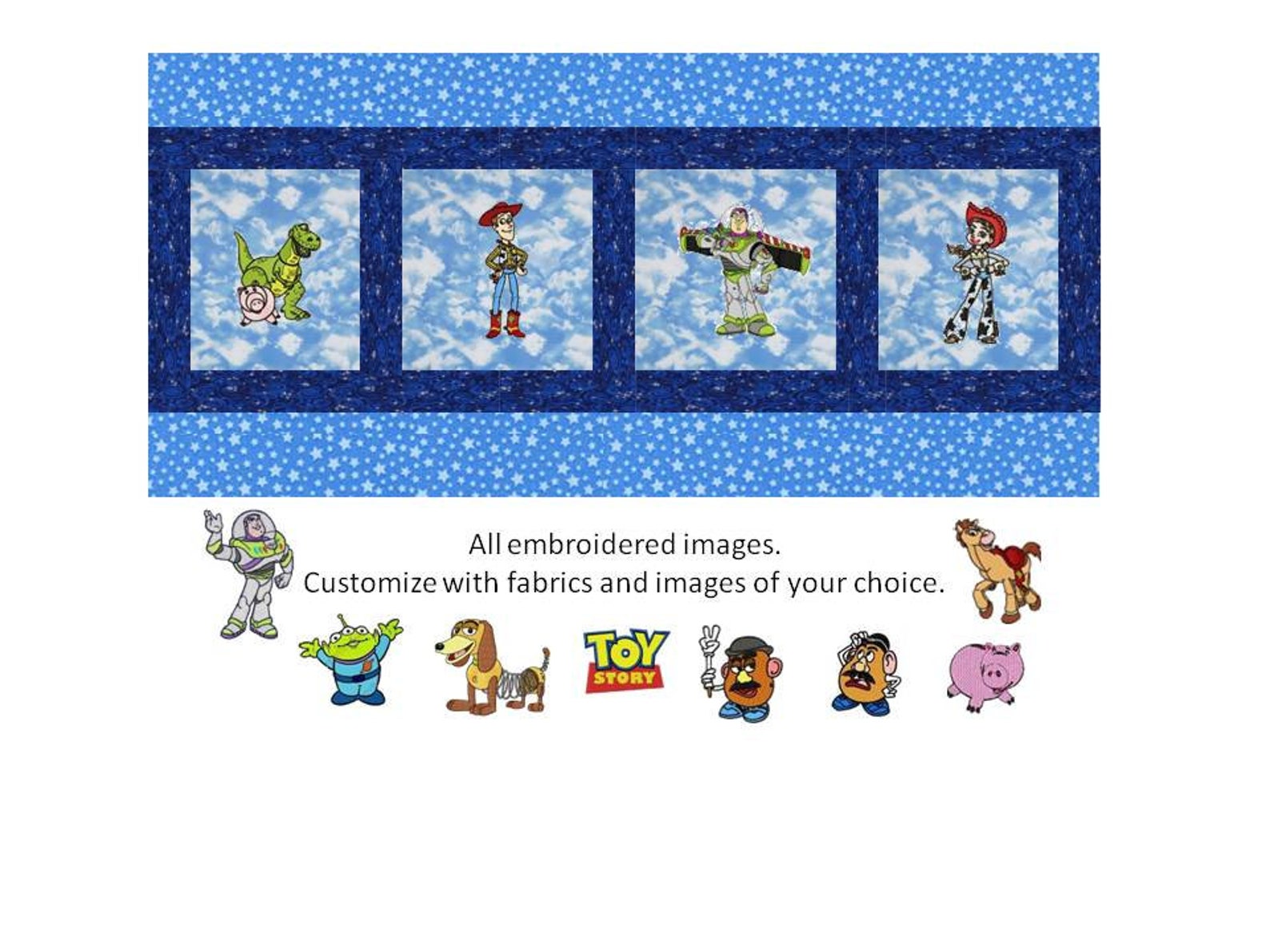 Toy Story Window Valance Curtains - Choose the Fabrics and Images ...