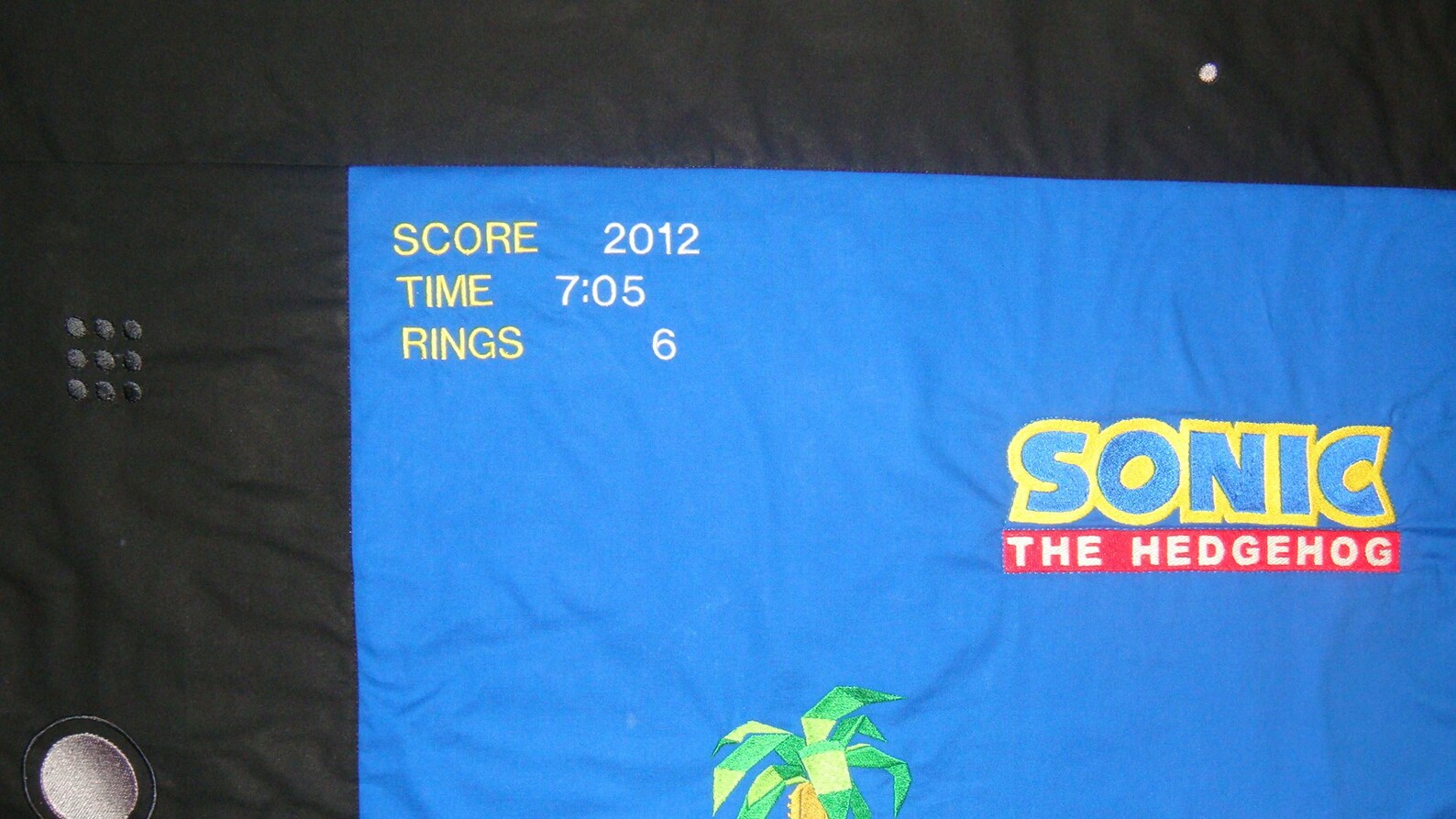 Custom Embroidered Sonic the Hedgehog Lap Quilt - 50 X 50 - Baby ...