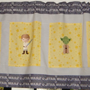 Custom Embroidered Star Wars Window Valance - Choose the Fabrics - Any ...