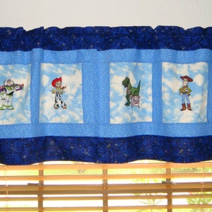 Toy Story Window Valance Curtains - Choose the Fabrics and Images ...