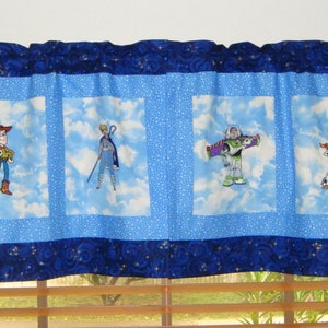 Toy Story Window Valance Curtains - Choose the Fabrics and Images ...