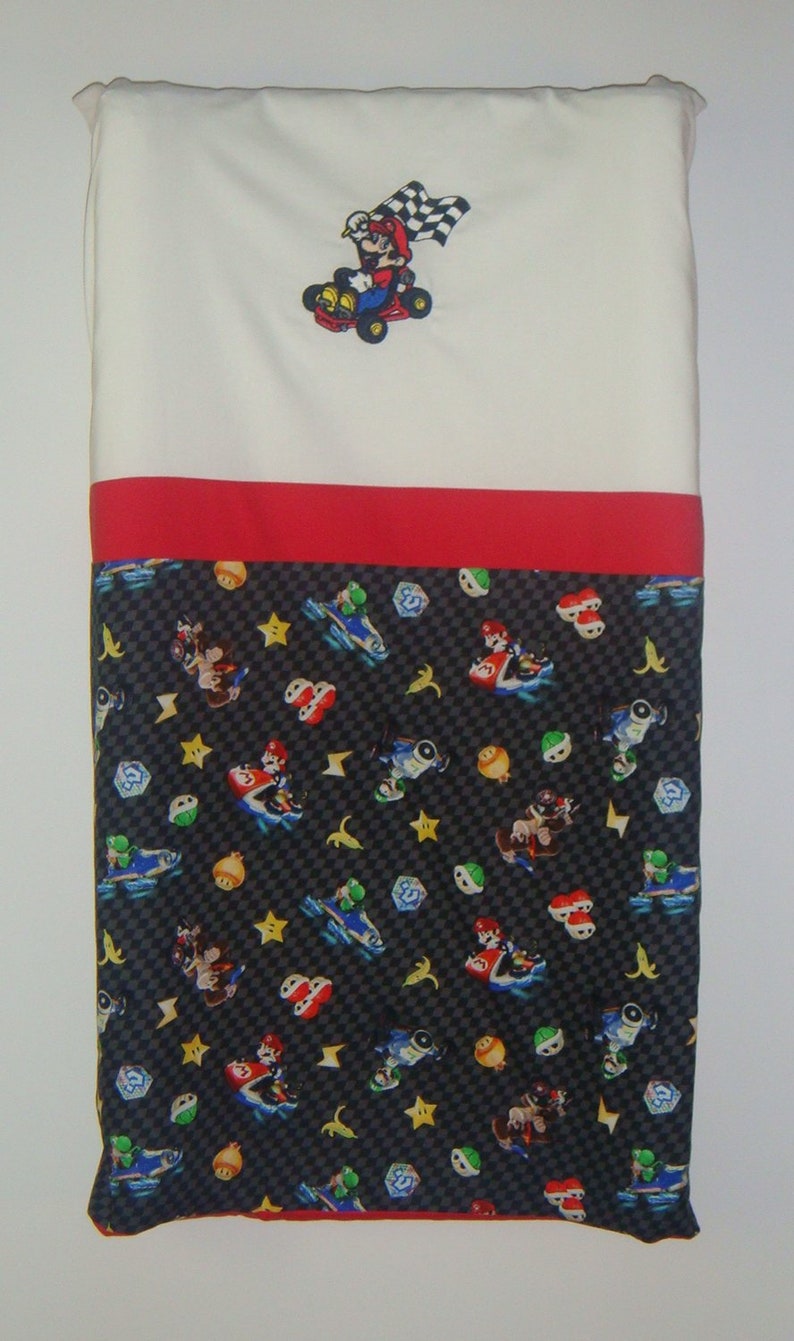 Custom Embroidered Super Mario Brothers Baby/Toddler Quilt | Etsy
