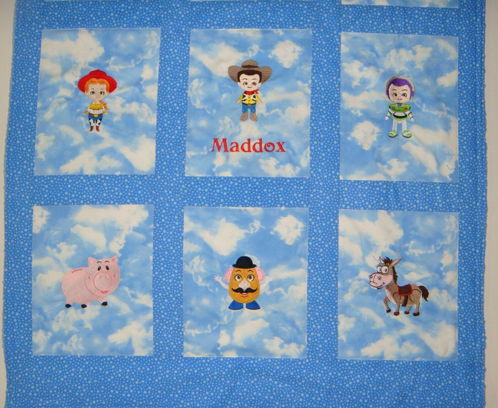 Toy Story Baby Quilt / Blanket - Personalized With Name - Custom Made ...