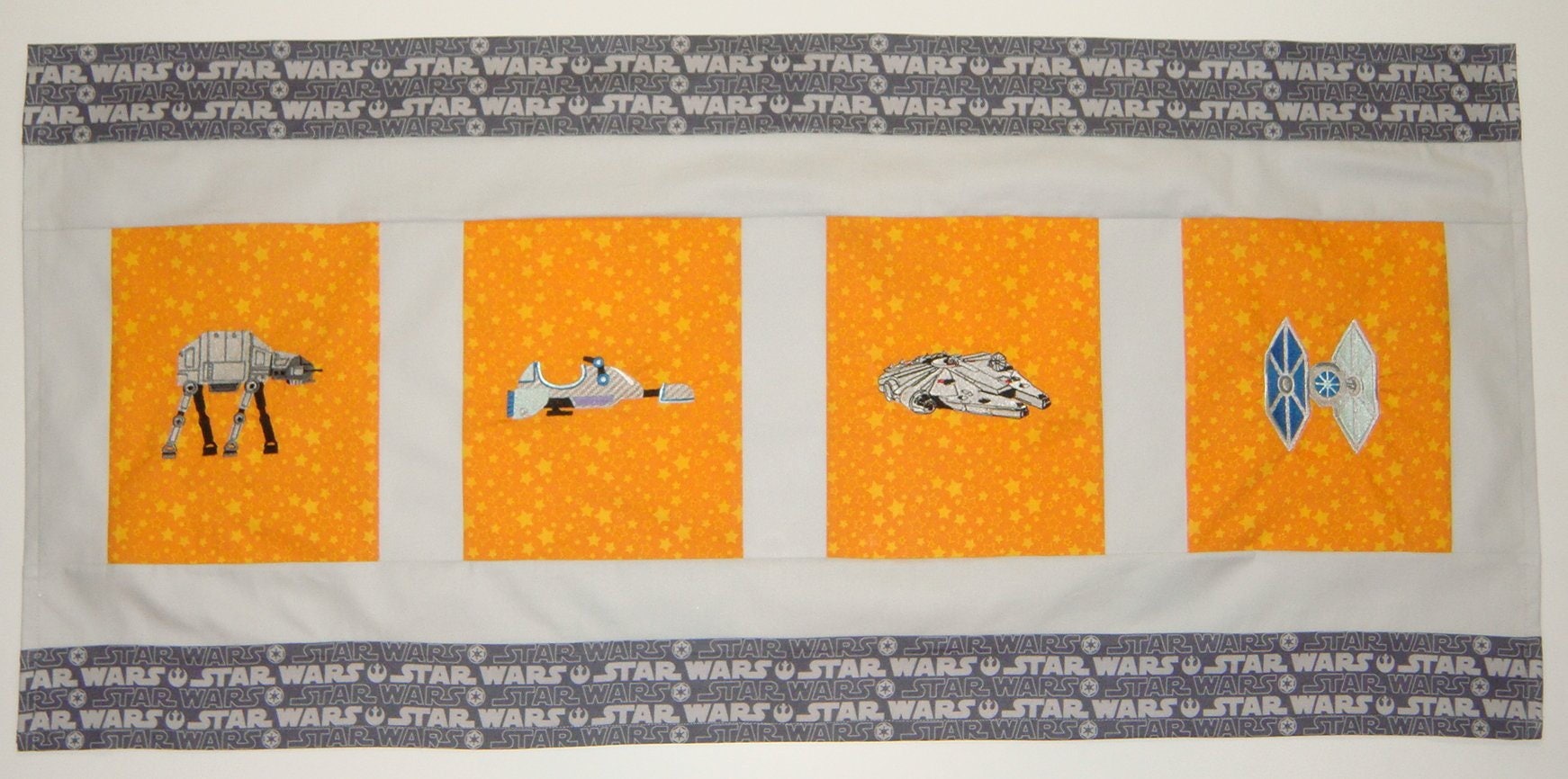 Custom Embroidered Star Wars Window Valance - Choose the Fabrics - Any ...