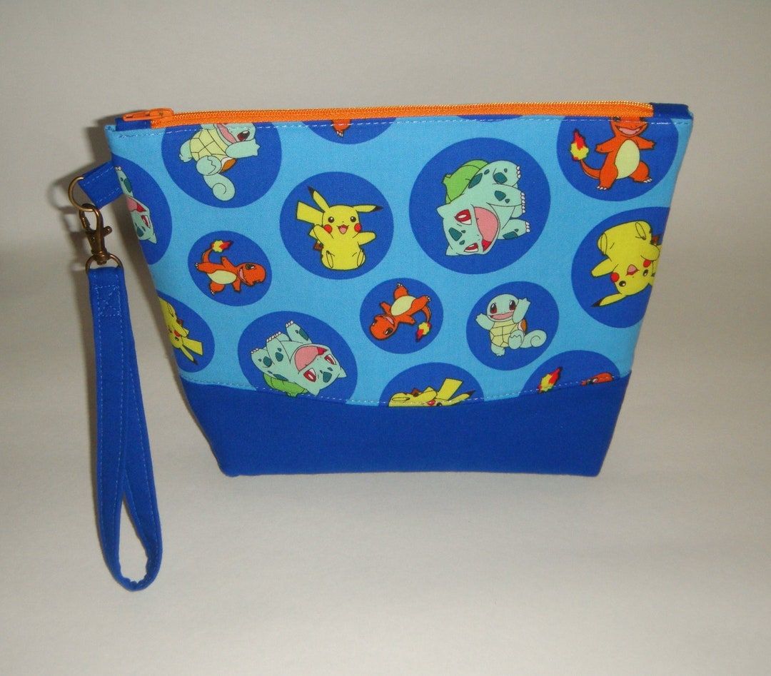 Pokemon Wristlet Zippered Pouch Game Bag Video Game Fan Gift Ready to ...