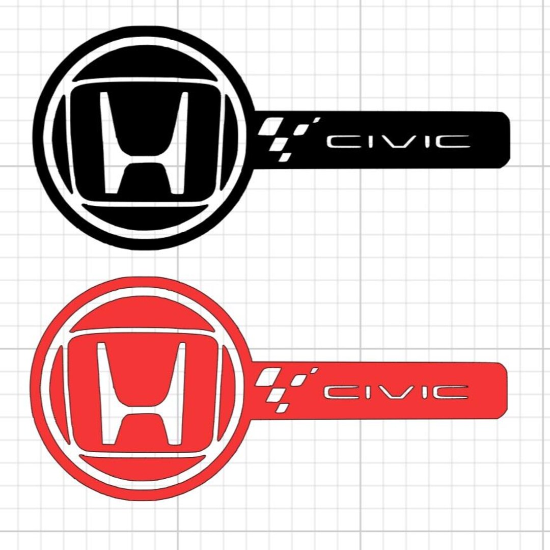 Honda Civic Vinyl Sticker Funny Stickers Car Van Racecar Truck Glass ...