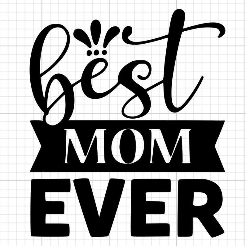 Mothers Day Vinyl Sticker Best Mum/mom Ever in the World Funny Sticker ...