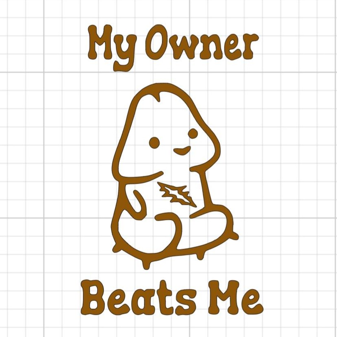 My Owner Beats Me Funny Sticker Van Car Truck - Etsy