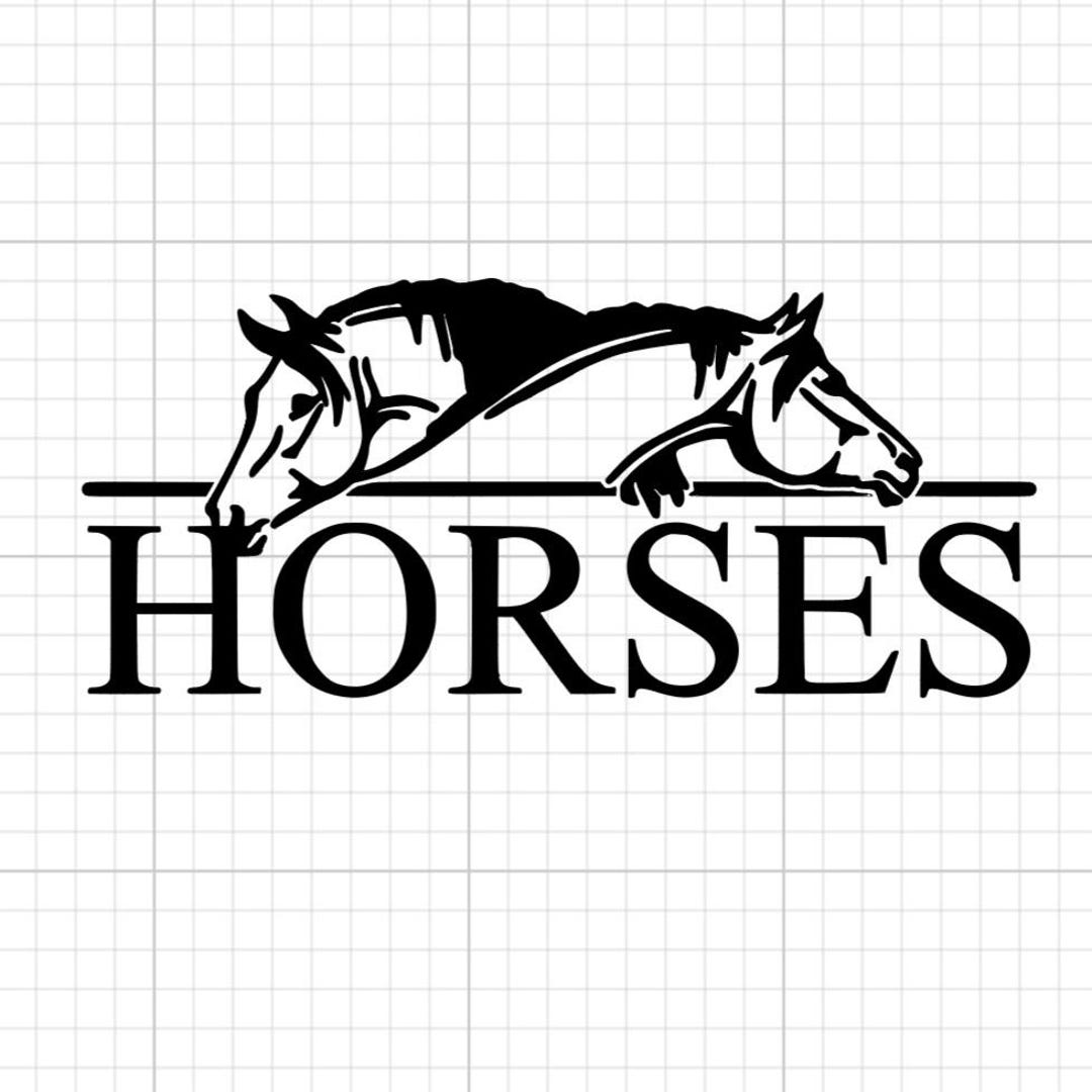 Horses in Transit Sticker - Etsy
