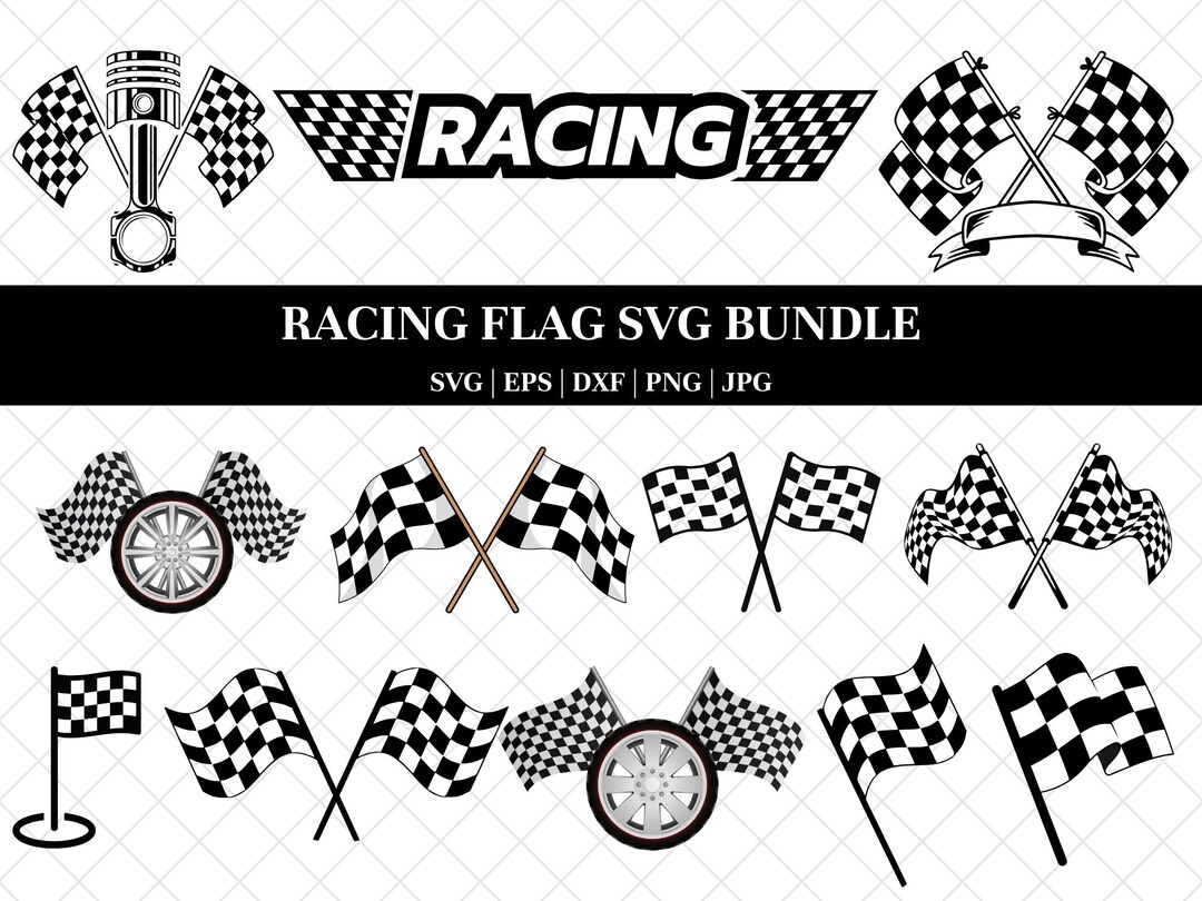 Racing Flag, Race Flag, Silhouette Studio, Vinyl Decal, T-shirt Design ...