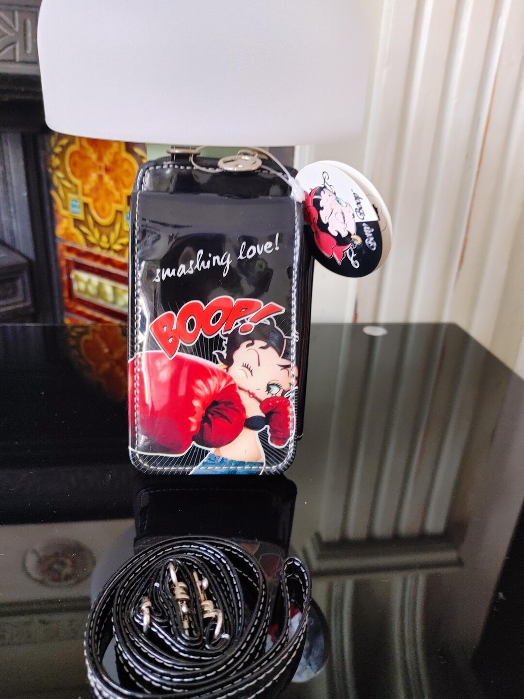Betty Boop Vintage Boxing Y2K Clutch Bag / Purse , Pocket for Mobile ...