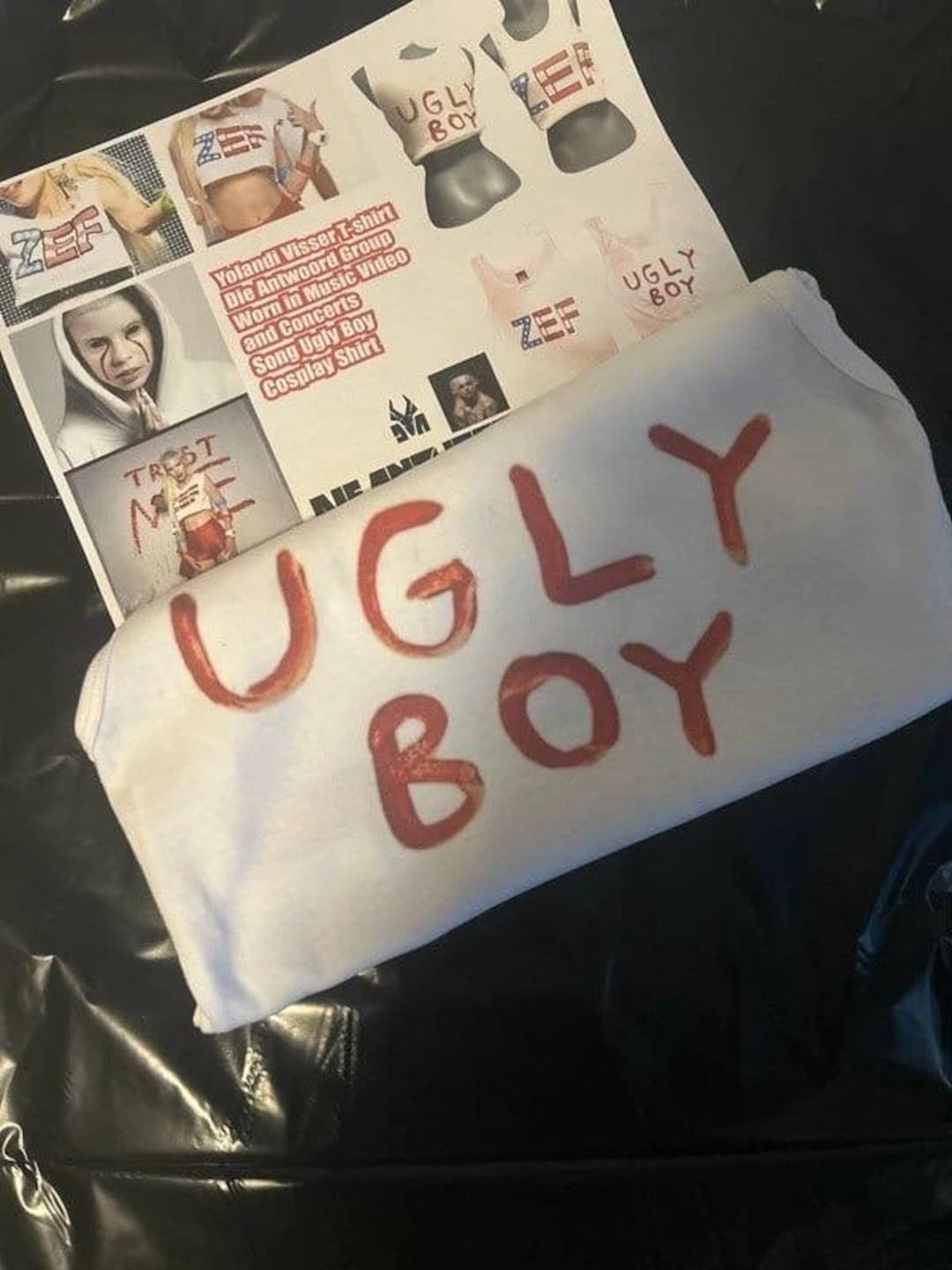 Zef - Ugly Boy Yolandi Visser Mv Music Video Die Antwoord T-shirt - Etsy UK