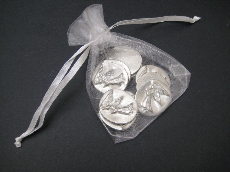 10 Made In The Usa Pewter Pocket Angel Coins With A T Bag Etsy